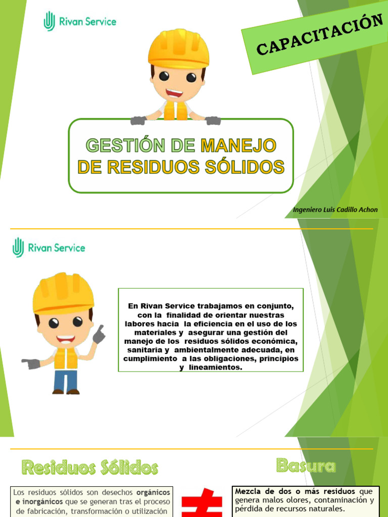 Capacitacion de Manejo de Residuos Solidos | PDF