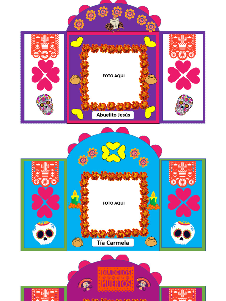 Kit 20 Nichos Dia de Muertos | PDF
