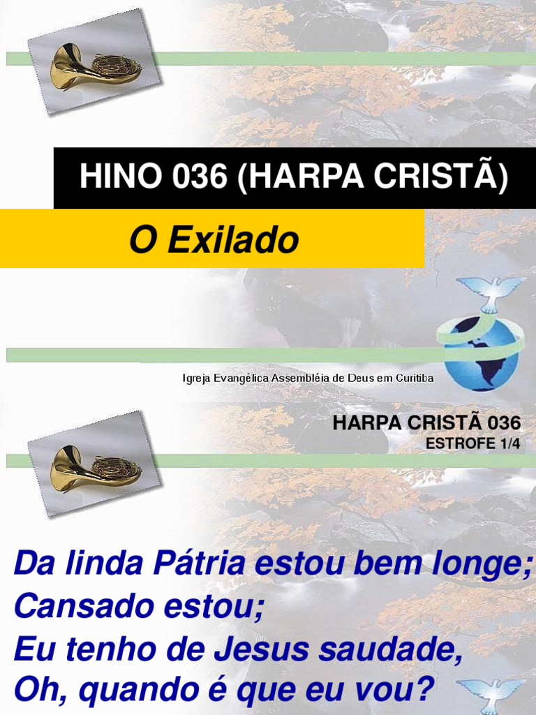 Hino 36: O Exilado da Harpa Cristã | PDF