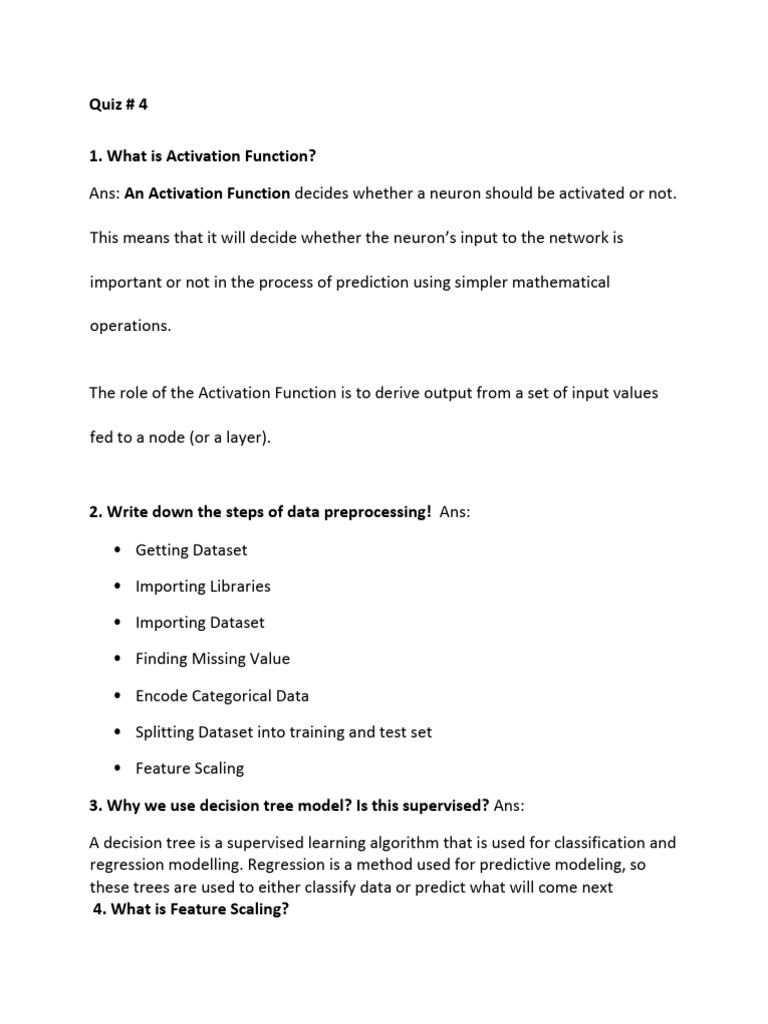 Quiz 4 5 6 | PDF | Machine Learning | Support Vector Machine