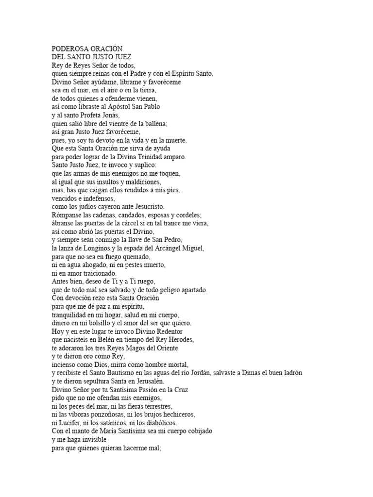 Poderosa Oración | PDF | Oración | María, madre de Jesús