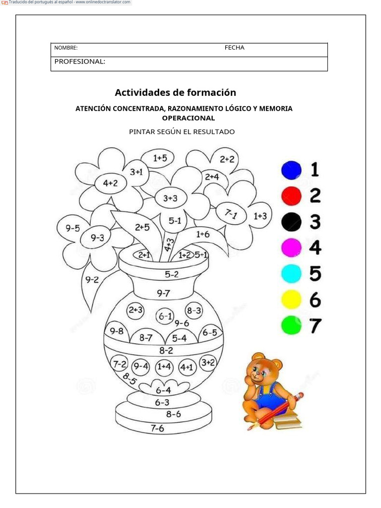 Actividades de Estimulacion Cognitiva 02 | PDF