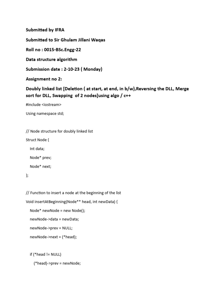 DATA Structure Algorithm Assignment | PDF DATA Structure Algorithm Assignment | PDF
