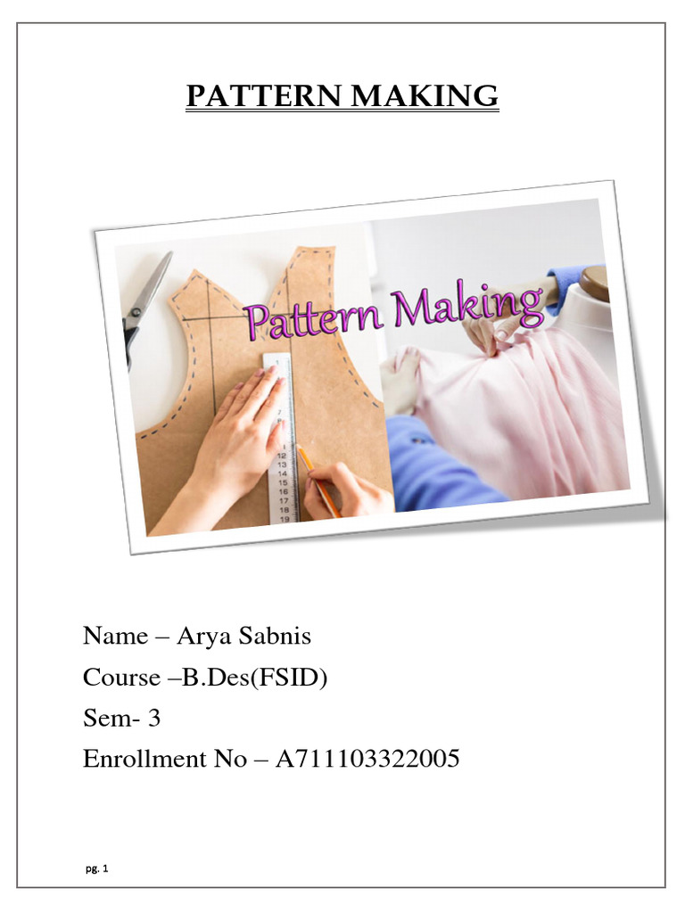 Pattern Making | PDF