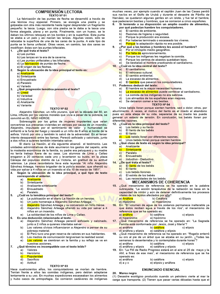 Ficha de RV - 5TO | PDF