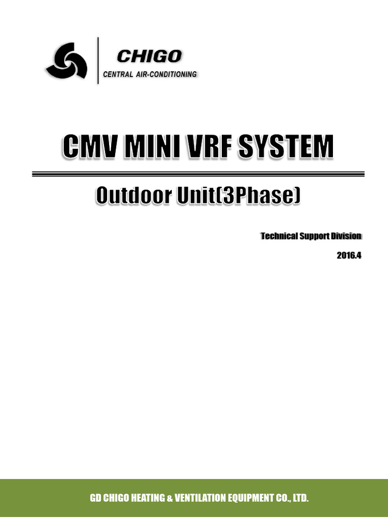 CMV MINI VRF System Guide | PDF | Computers