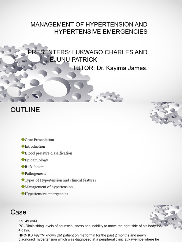 Copy1-HTN and HTN EMERGENCIES Presentation | PDF