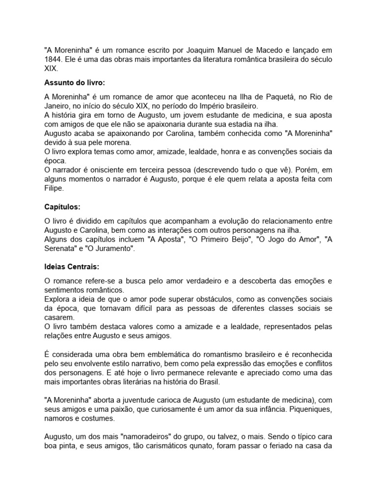 A Moreninha Pdf