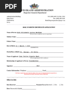 Application MB Birth Document - en | PDF | Birth Certificate | Cheque