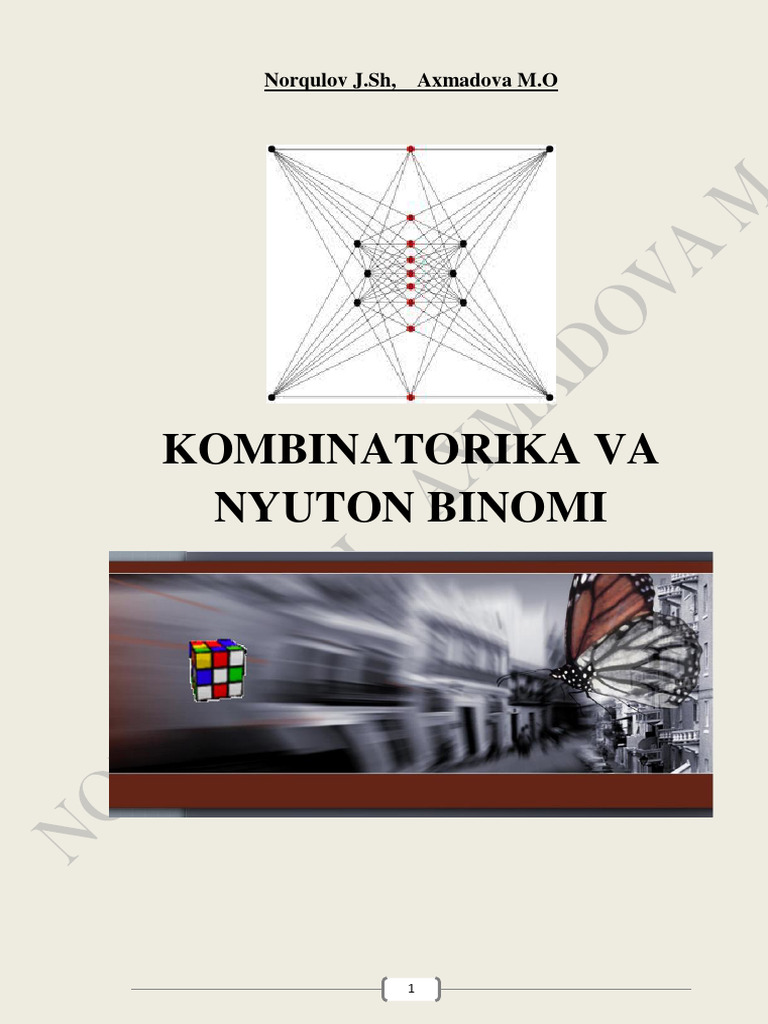 Kombinatorika Va Nyuton Binomi | PDF