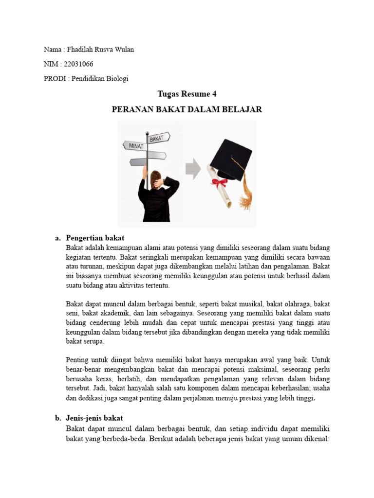 22031066-Fhadilah Rusva Wulan-RESUME 4 PSIKOLOGI PENDIDIKAN | PDF