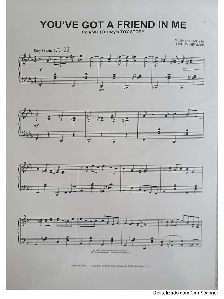 You'Ve Got A Friend in Me | PDF