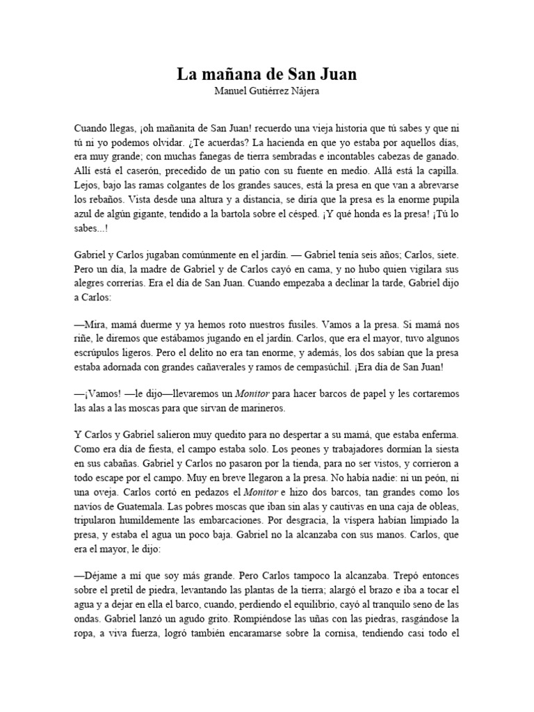 3 La Mañana de San Juan | PDF