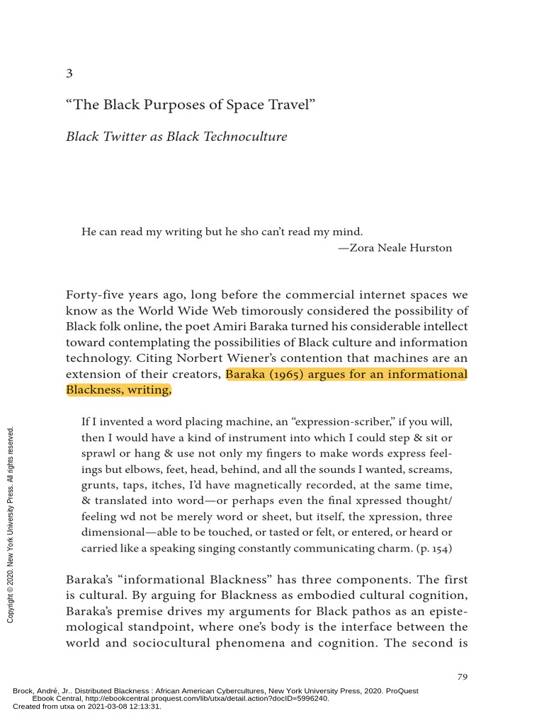 The Black Purpose of Space Travel | PDF