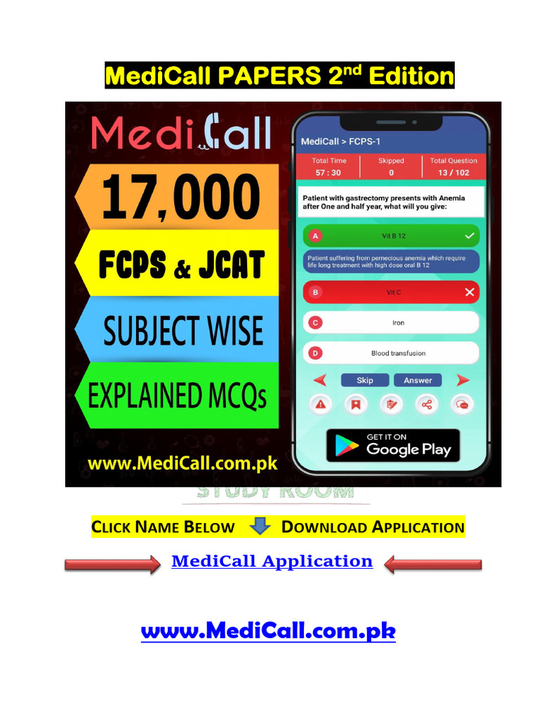 MediCall Past NLE MCQs | PDF | Parathyroid Gland | Thyroid