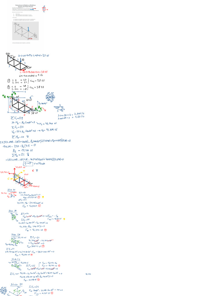 Ejercicio Cercha | PDF
