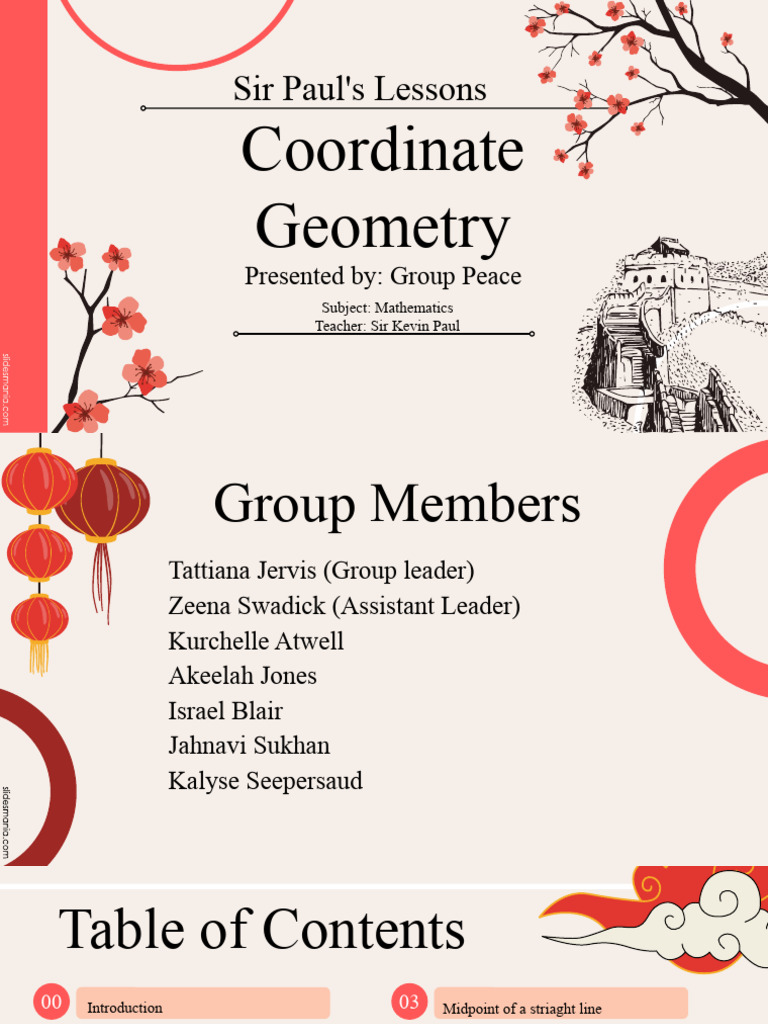 Coordinate Geometry Guide | PDF
