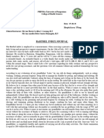 Modified Barthel Index | PDF