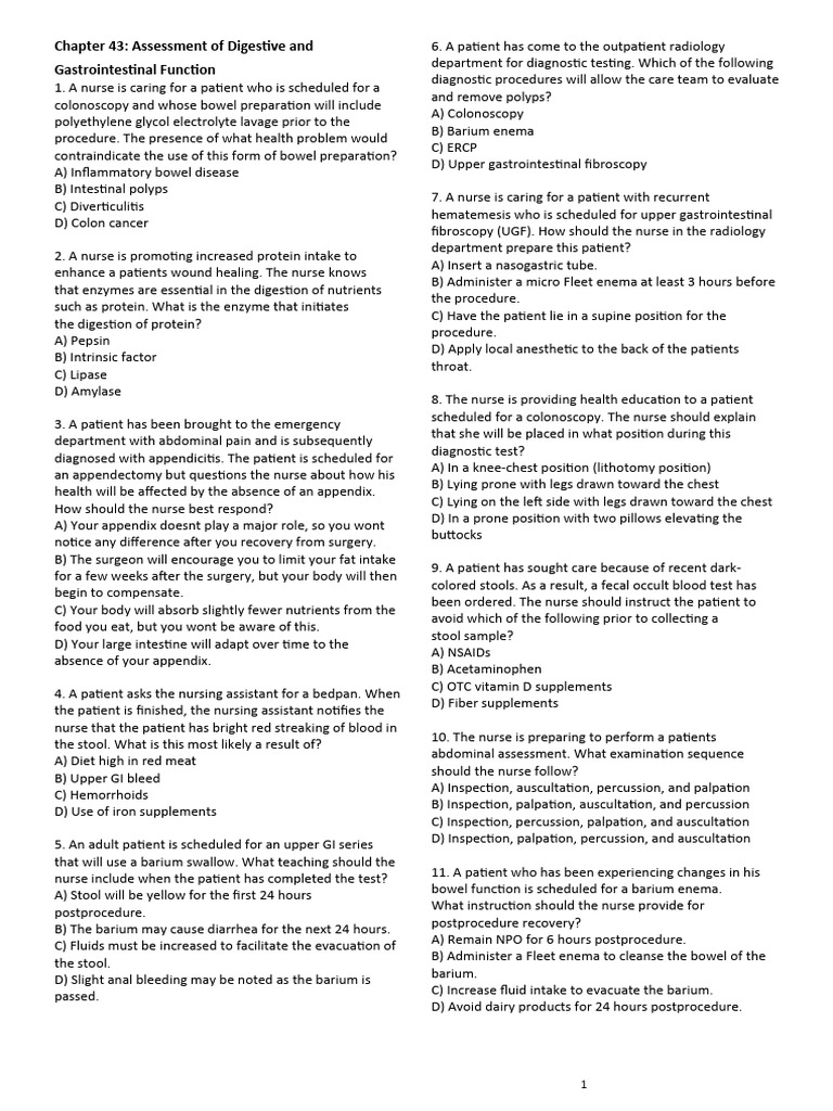 GI Rebyuwer (Practice Questions) | PDF | Science & Mathematics