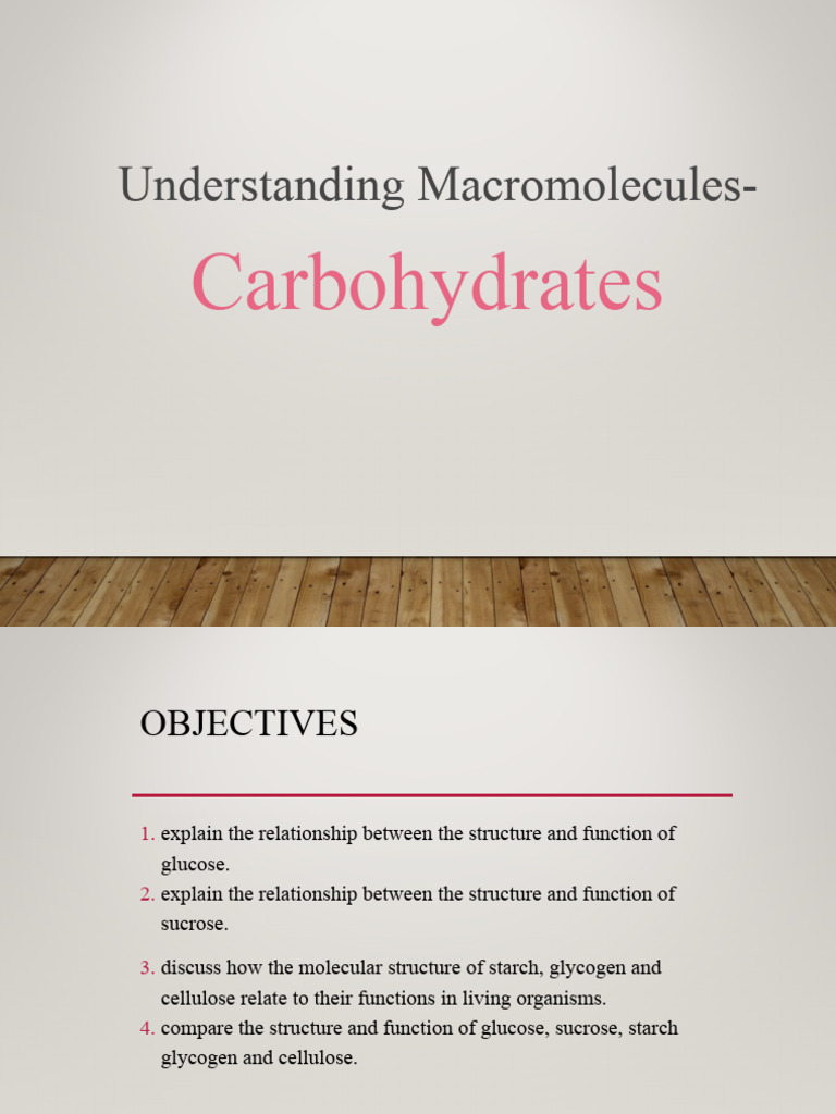 Carbohydrates | PDF | Science & Mathematics