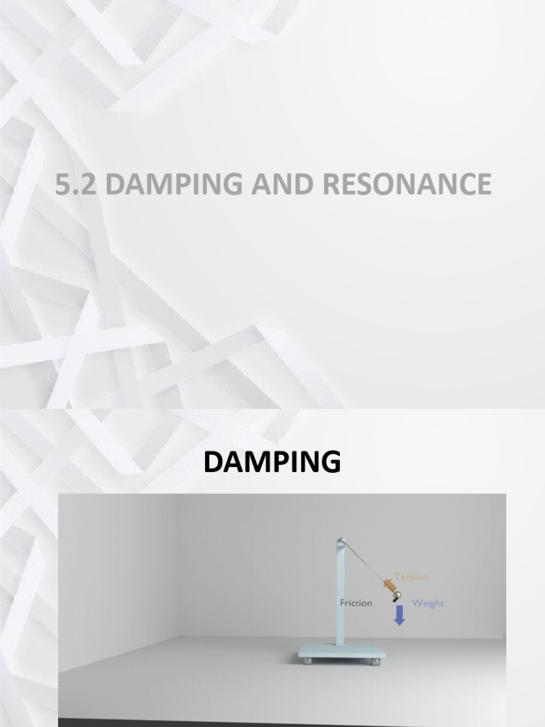 Overcoming Damping with Resonance | PDF | Resonance | Oscillation