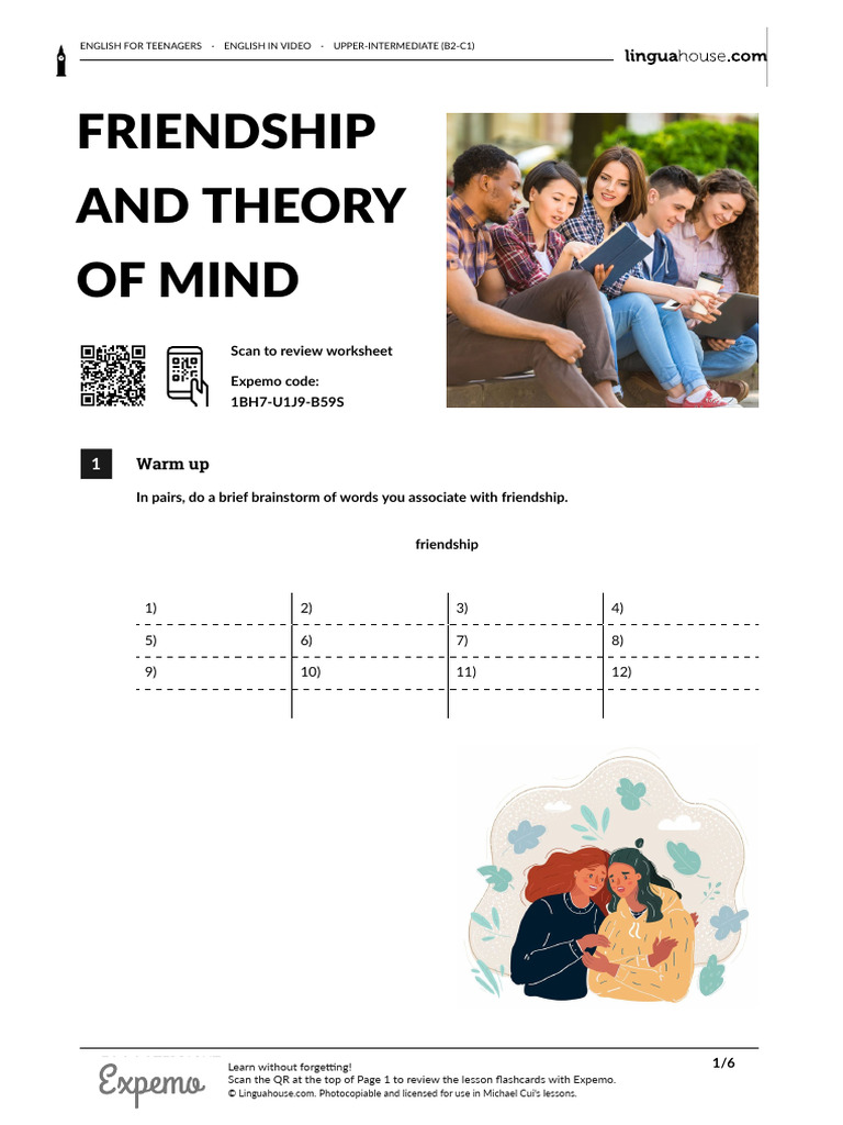 Friendship and Theory of Mind Insights | PDF