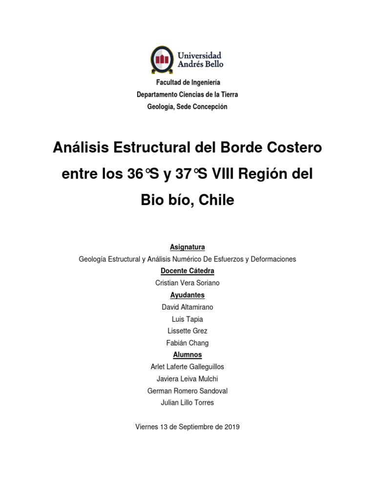 Luis - Arlet Laferte - Javiera Leiva - German Romero - Julian Lillo | PDF