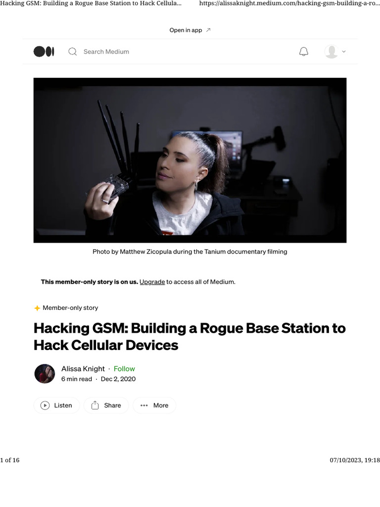 Rogue Cell Tower Setup Guide | PDF