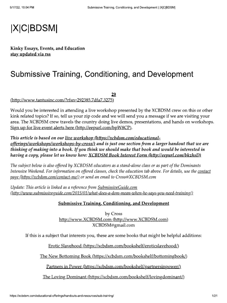 BDSM | PDF