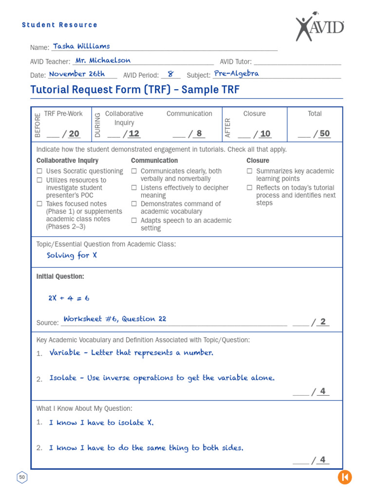 Sample TRFs | PDF