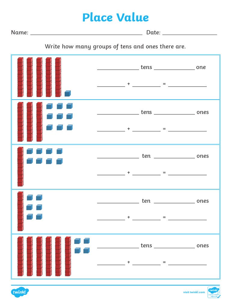 Place Value Worksheet 3 | PDF