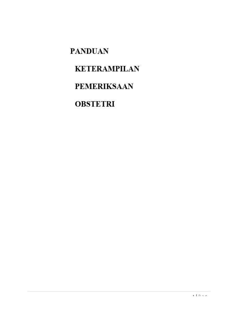 SMT 4 Obgyn New Penuntun CSL | PDF