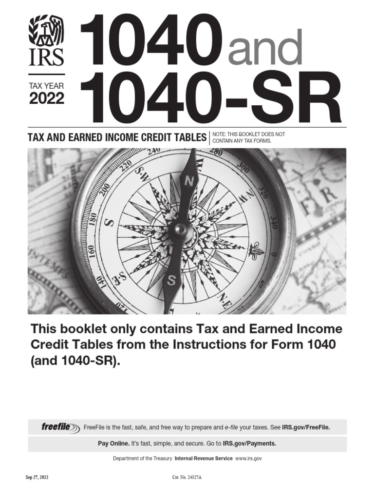 This Booklet Only Contains Tax and Earned Income Credit Tables From The ...