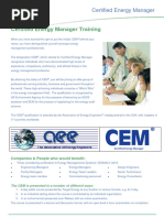 Certified Energy Manager-Body of Knowledge v2024 | PDF | Boiler | Lighting