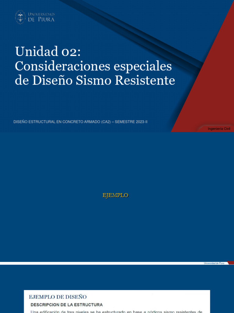 Unidad 2 - Consideraciones Especiales de diseC3B1o Sismo Resistente ...
