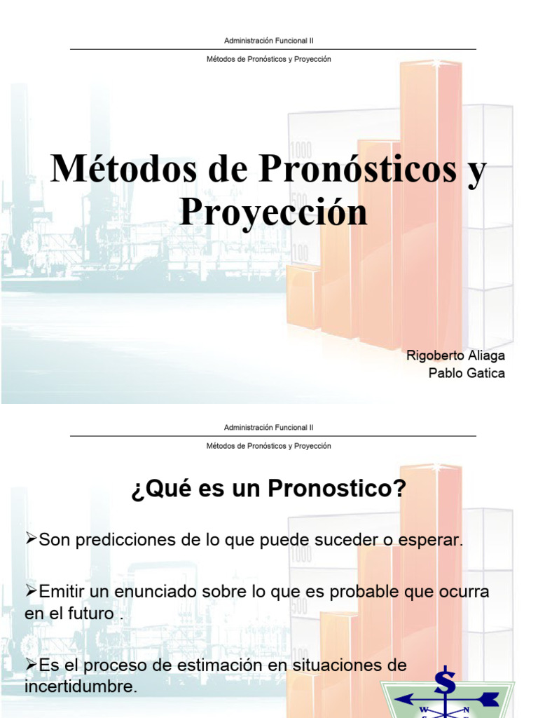 Metodos de Pronosticos | PDF