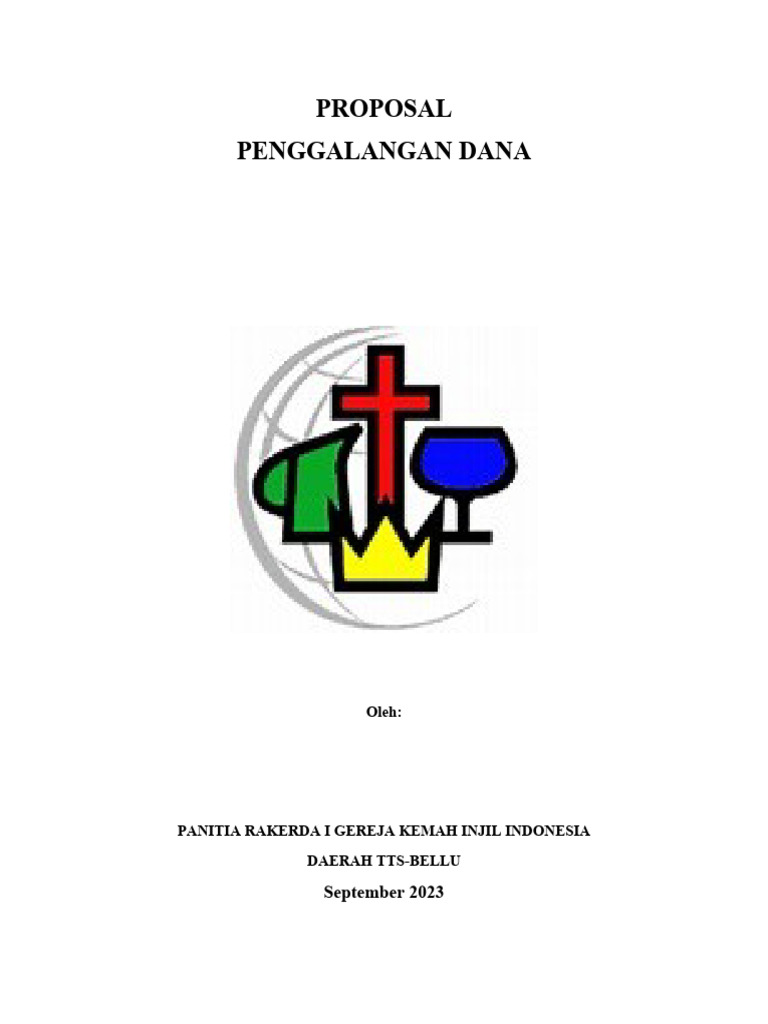 Proposal Acara Rapat Kerja Gereja Kemah Injil Indonesia Daerah Tts | PDF