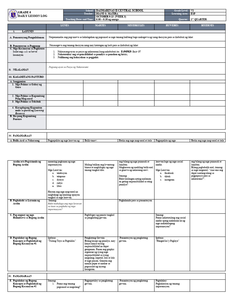 Esp 6 Dll Q1 Week 3 Pdf