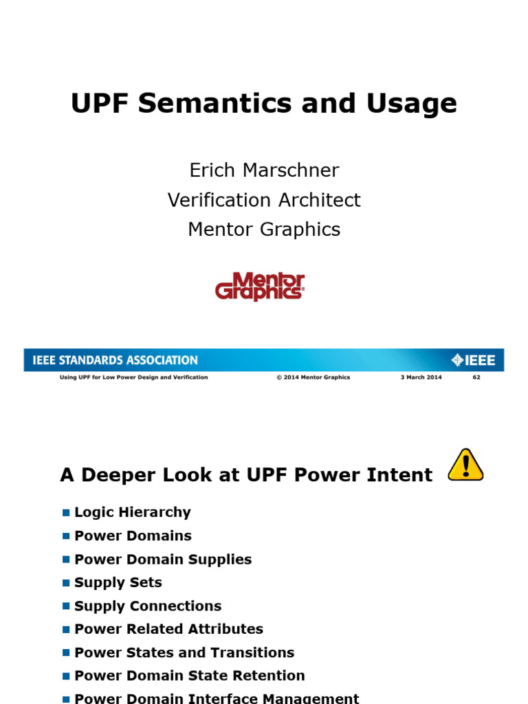 UPF Semantics and Usage | PDF