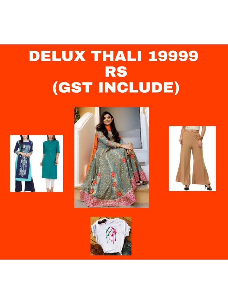Deluxe Thali 19999 | PDF