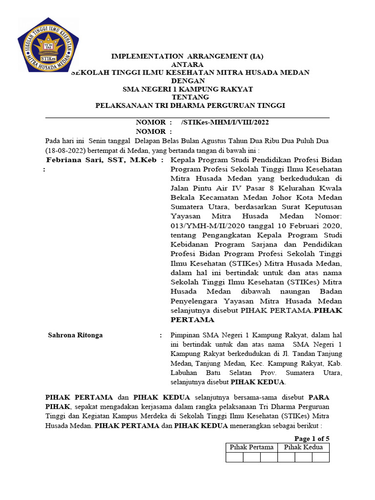 Ia Sma 1 Kampung Rakyat | PDF