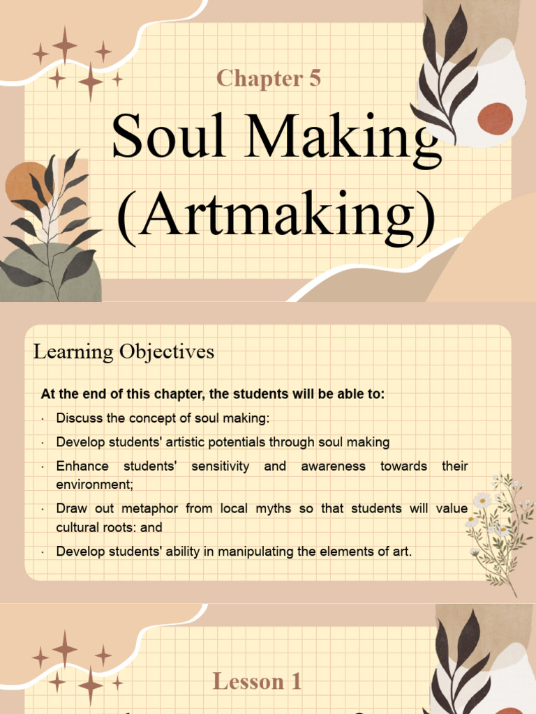 Chapter 5 Soul Making Art Making | PDF