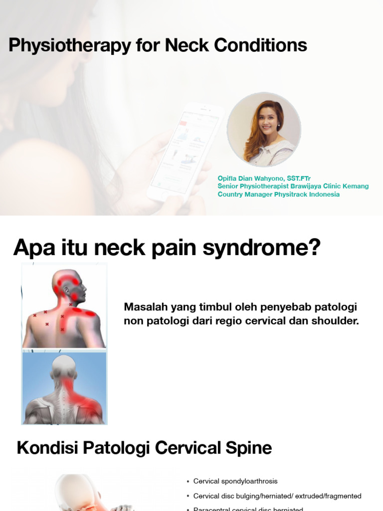 Neck Pain: Physiotherapy Guide | PDF