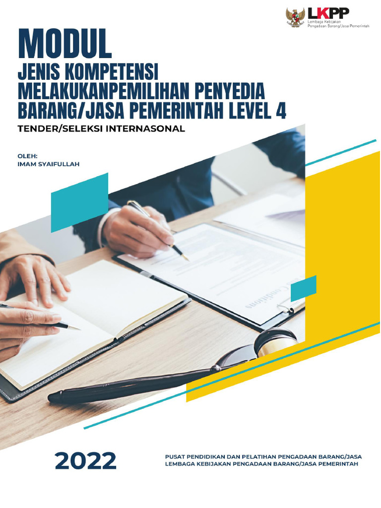 Modul JK Melakukan Pemilihan Penyedia Level 4 Versi 2_Tender ...