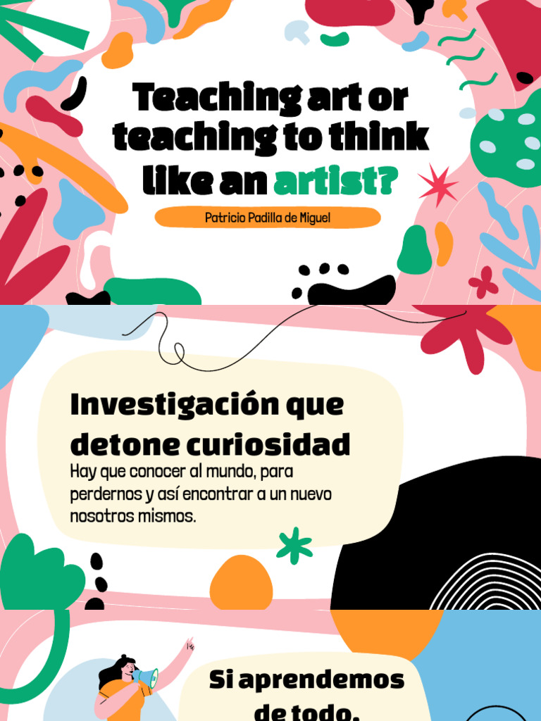 Teaching Art or Teaching To Think Like An Artist | PDF