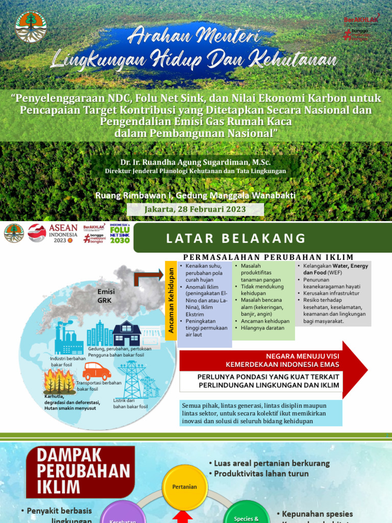NDC Indonesia: Strategi Emisi Karbon 2030 | PDF