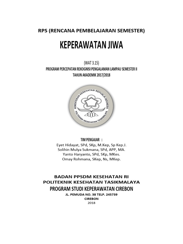 RPS KEP JIWA RPL 2017-2018 | PDF