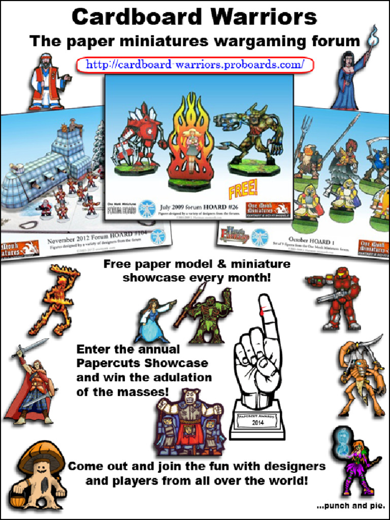 Cardboard Warriors Forum Flyer | PDF