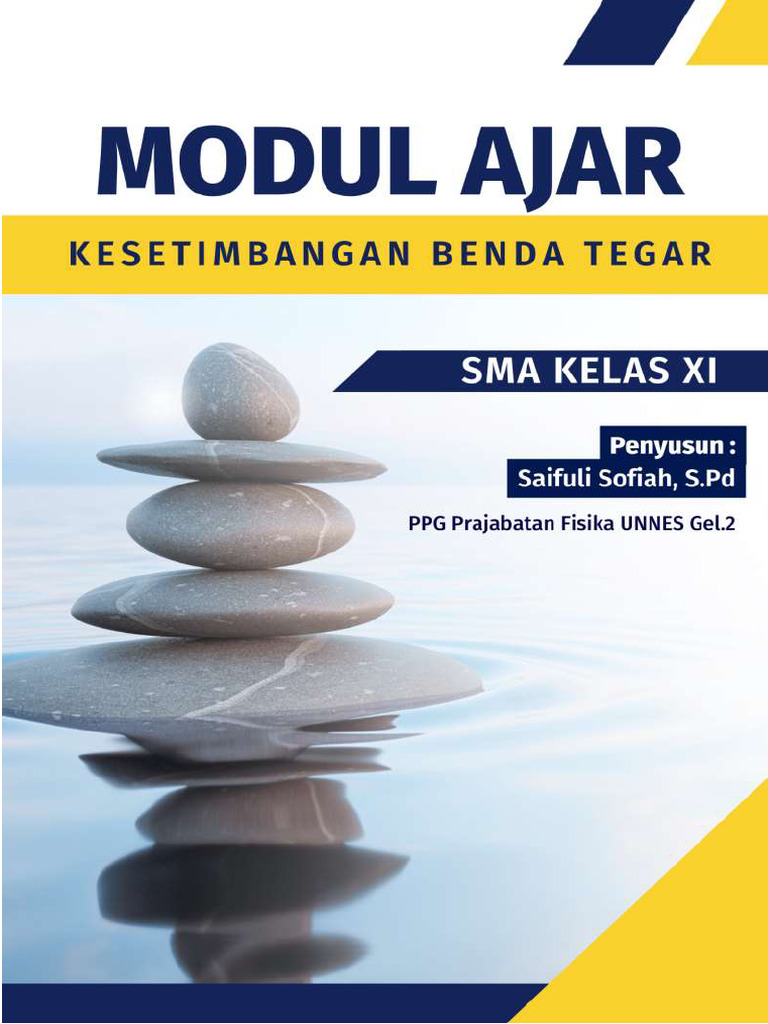 UTS Modul Ajar Kesetimbangan Benda Tegar | PDF