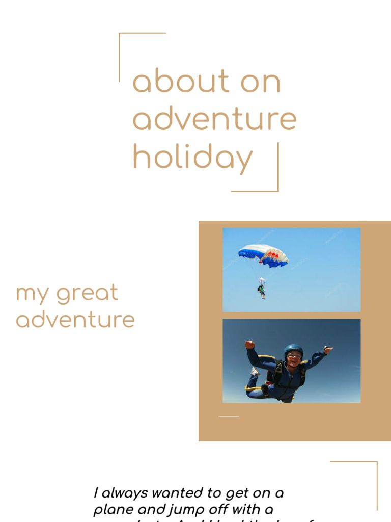 My Parachute Adventure in Rio | PDF